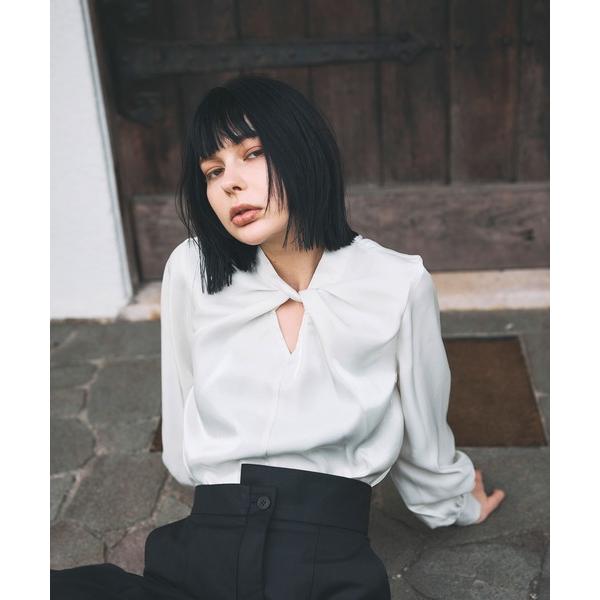 ZOZO問い合わせ番号:99013649ショップ:tocco closet／&amp;. NOSTALGIA，トッコ　クローゼット　／　アンドドットノスタルジアブランド:ARVELLIA，アルベリア商品名:DRAPED TWIST BLOU...