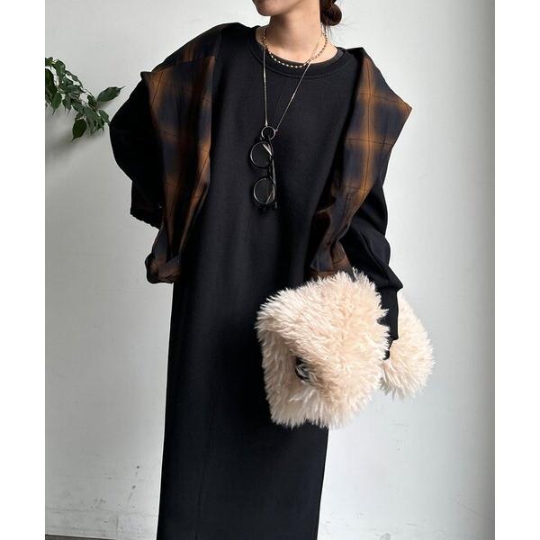 ZOZO問い合わせ番号:99014139ショップ:DouDou，ドゥドゥブランド:DouDou，ドゥドゥ商品名:ブークレーダンボールロングスリーブワンピースカテゴリ:ワンピース/ドレス>ワンピースブランド品番:DDZ1052209A0...