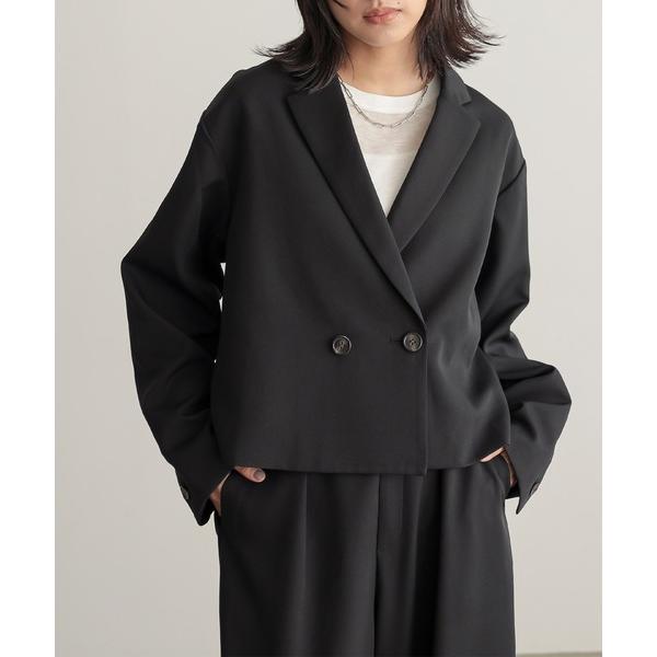ZOZO問い合わせ番号:99014262ショップ:for/c，フォーシーブランド:for/c，フォーシー商品名:[セットアップ対応]ショート丈テーラードジャケット【サスティナブル】カテゴリ:ジャケット/アウター>テーラードジャケットブ...