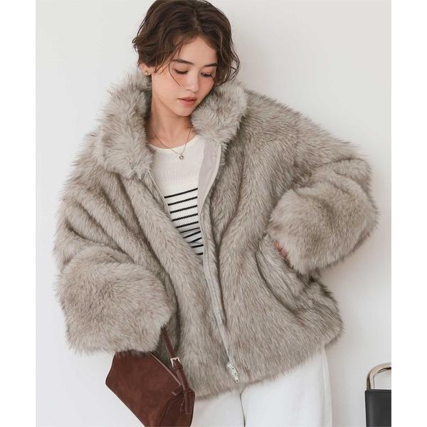 『タイムセール実施中』ZOZO問い合わせ番号:99015252ショップ:titivate，ティティベイトブランド:titivate，ティティベイト商品名:フェイクファージャケットカテゴリ:ジャケット/アウター>ダウンジャケット/コート...