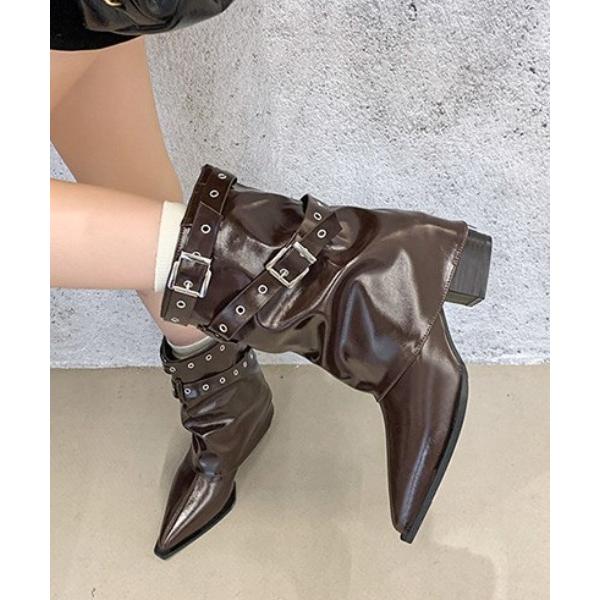 ZOZO問い合わせ番号:99015423ショップ:MANGROVE，マングローブブランド:Vipoa，ヴィポア商品名:ダブルベルトミドルブーツカテゴリ:シューズ>ブーツブランド品番:MA-25-2-5196素材:合成皮革原産国:中国カ...