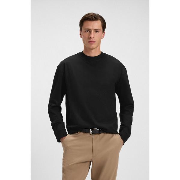 『セール実施中』ZOZO問い合わせ番号:99015504ショップ:HUGO BOSS，ヒューゴボスブランド:BOSS，ボス，HUGO BOSS，ヒューゴボス商品名:リラックスフィット ロングスリーブTシャツ シルケットコットンカテゴリ:トッ...