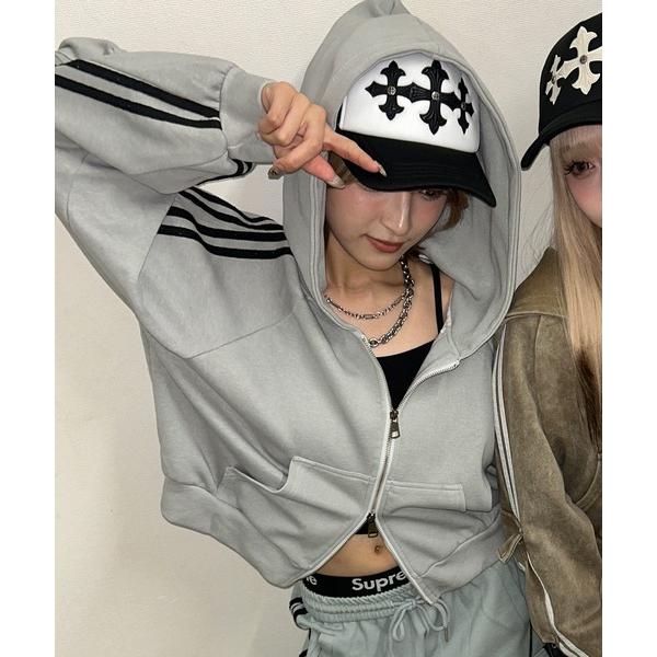 ZOZO問い合わせ番号:99016732ショップ:A'GEM/9 × .kom，エージェムナインブランド:.KOM，ドットコム商品名:A'GEM/9 × .kom 『.KOM/ドットケーオーエム』 Washed Side Line Zip-...