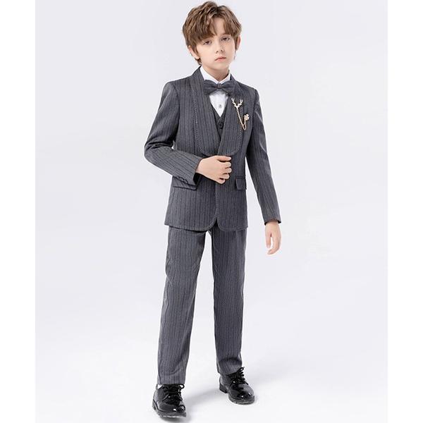 『タイムセール実施中』ZOZO問い合わせ番号:99017019ショップ:TeddyShop，テディショップブランド:DAY CLOSET，デイ クローゼット商品名:【丸ごと洗える セットアップ キッズスーツ】長袖ジャケット+ベスト+長袖シャ...