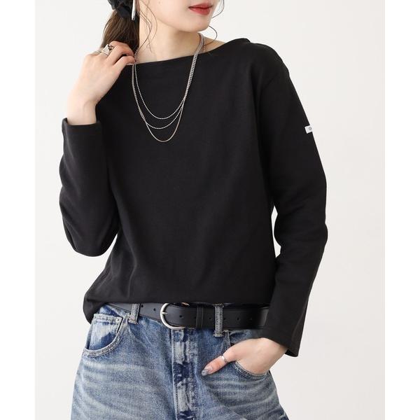 『タイムセール実施中』ZOZO問い合わせ番号:99017916ショップ:FUNALIVE，ファンアライブブランド:OMNES，オムネス，FUNALIVE，ファンアライブ商品名:バスク生地 ボートネック長袖Tシャツ ボーダー 無地カテゴリ:ト...