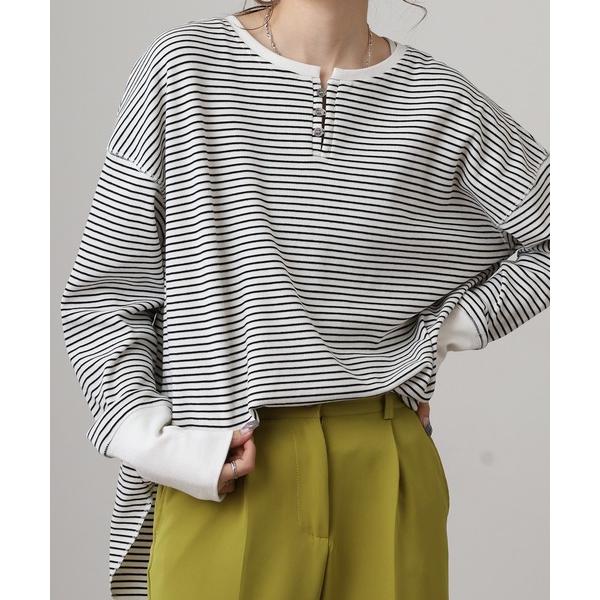 『タイムセール実施中』ZOZO問い合わせ番号:99018021ショップ:FUNALIVE，ファンアライブブランド:OMNES，オムネス，FUNALIVE，ファンアライブ商品名:リブ裾ラウンドヘンリーネックプルオーバー長袖 Tシャツカテゴリ:...