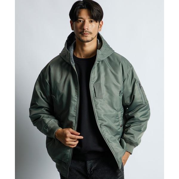 『セール実施中』ZOZO問い合わせ番号:99018090ショップ:LANVIN en Bleu MEN，ランバン オン ブルー メンブランド:LANVIN en Bleu，ランバンオンブルー商品名:MA-1パーカーカテゴリ:ジャケット/アウ...