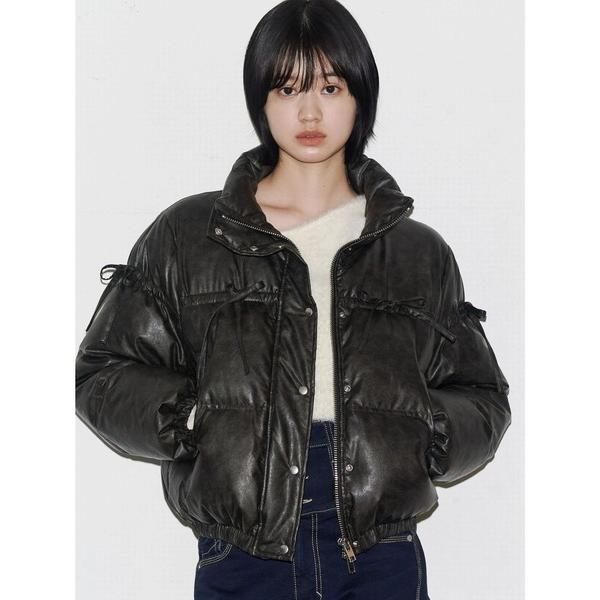 『タイムセール実施中』ZOZO問い合わせ番号:99018178ショップ:EMODA，エモダブランド:EMODA，エモダ商品名:リボンパッファーダウンブルゾンカテゴリ:ジャケット/アウター>ダウンジャケット/コートブランド品番:0425...