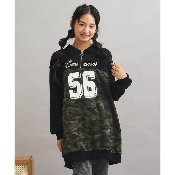 『タイムセール実施中』ZOZO問い合わせ番号:99018555ショップ:PINK-latte，ピンク ラテブランド:PINK-latte，ピンクラテ商品名:ナンバー切替ハーフジップワンピースカテゴリ:ワンピース/ドレス>ワンピースブラ...