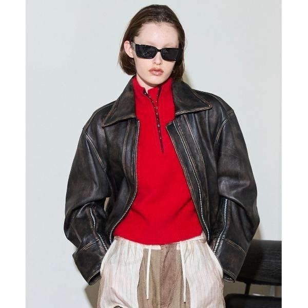 ZOZO問い合わせ番号:99046621ショップ:MAISON SPECIAL，メゾン スペシャルブランド:MAISON SPECIAL，メゾンスペシャル商品名:Real Leather Zip Blouson / リアルレザージップブルゾ...