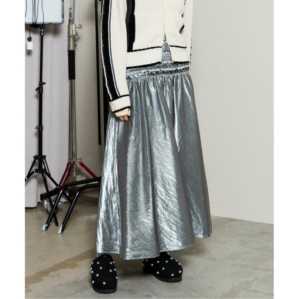『タイムセール実施中』ZOZO問い合わせ番号:99046987ショップ:MAISON SPECIAL，メゾン スペシャルブランド:MAISON SPECIAL，メゾンスペシャル商品名:Metallic Flare Skirt / メタリック...