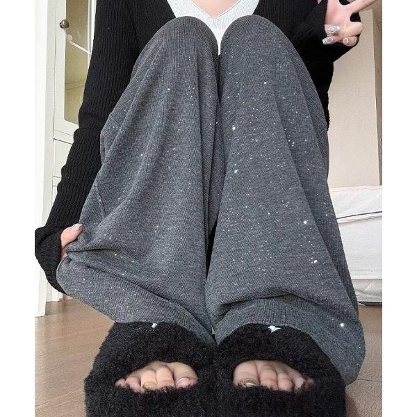 『セール実施中』ZOZO問い合わせ番号:99049069ショップ:REBALANCE，リバランスブランド:REBALANCE，リバランス商品名:キラキラスウェットパンツカテゴリ:パンツ>スウェットパンツブランド品番:OF02426素材...