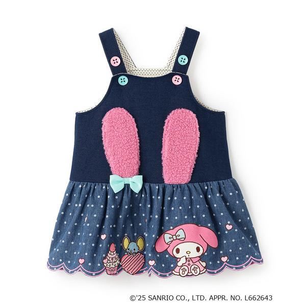 『セール実施中』ZOZO問い合わせ番号:99049166ショップ:sense of wonder，センスオブワンダーブランド:baby cheer，ベイビーチアー商品名:【マイメロディ】ジャンパースカートカテゴリ:ワンピース/ドレス>...