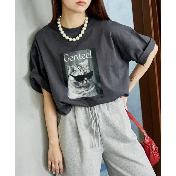 参考価格：4，400円発売時期：2025年03月コンディション：B（目立つ使用感なし）使用感が少ない、または気にならないアイテム全体的：色あせ参考商品名：PUBLUX/パブリュクス ”Genteel”キャット アニマルプリントTシャツ　限定...