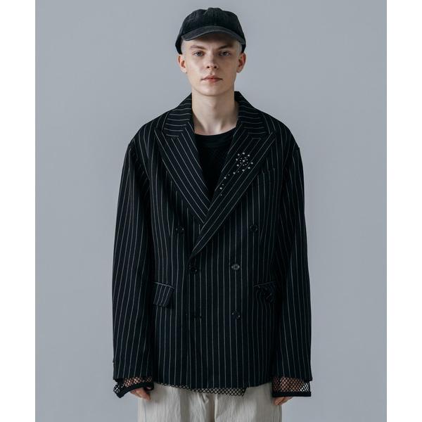 ZOZO問い合わせ番号:99080724ショップ:LEAD PROJECT，リードプロジェクトブランド:ajouter flow，アジューテフロー商品名:【ajouter flow】rhinestone double breasted ja...