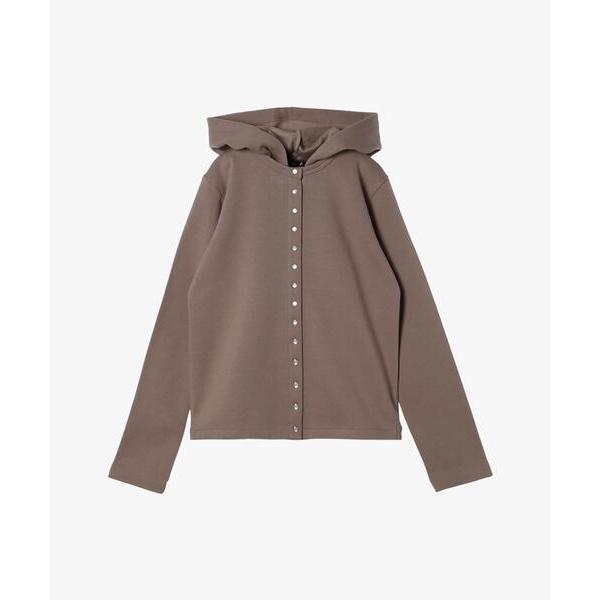 ZOZO問い合わせ番号:99081021ショップ:agnes b.，アニエスベーブランド:agnes b.，アニエスベー商品名:オーガニックコットン メルトン 長袖 カーディガンプレッション ”Capuche”カテゴリ:トップス>カー...