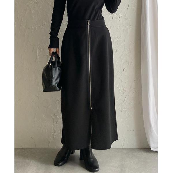 『セール実施中』ZOZO問い合わせ番号:99111460ショップ:wears，ウェアーズブランド:She's Closet，シーズクローゼット商品名:配色バイカラー ロング丈 タイト フロントジップスカートカテゴリ:スカート>スカート...