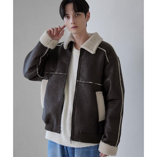 ZOZO問い合わせ番号:99112648ショップ:EMMA CLOTHES，エマ クローズブランド:LUENNA，ルエナ商品名:【LUENNA】Fake Mouton Short Boa Jacket / フェイクムートンショートボアジャケ...