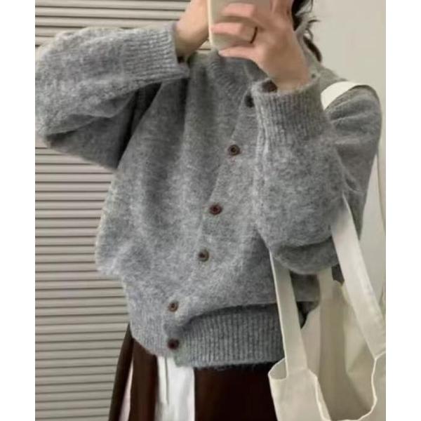 『タイムセール実施中』ZOZO問い合わせ番号:99112832ショップ:Doula Doula，ドゥーラドゥーラブランド:2ly2，トゥーリートゥー商品名:ふんわり暖かいハイネック風ニットカーディガンカテゴリ:トップス>カーディガン/...