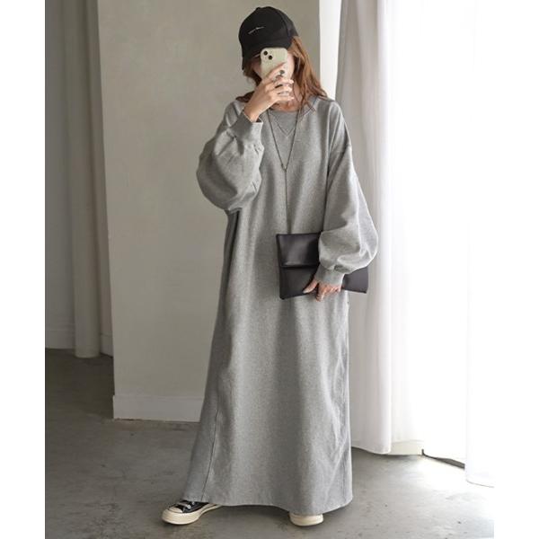 『タイムセール実施中』ZOZO問い合わせ番号:99113134ショップ:HUG.U，ハグユーブランド:HUG.U，ハグユー商品名:＜選べる着丈＞ 大人スウェットワンピカテゴリ:ワンピース/ドレス>ワンピースブランド品番:f558素材:...