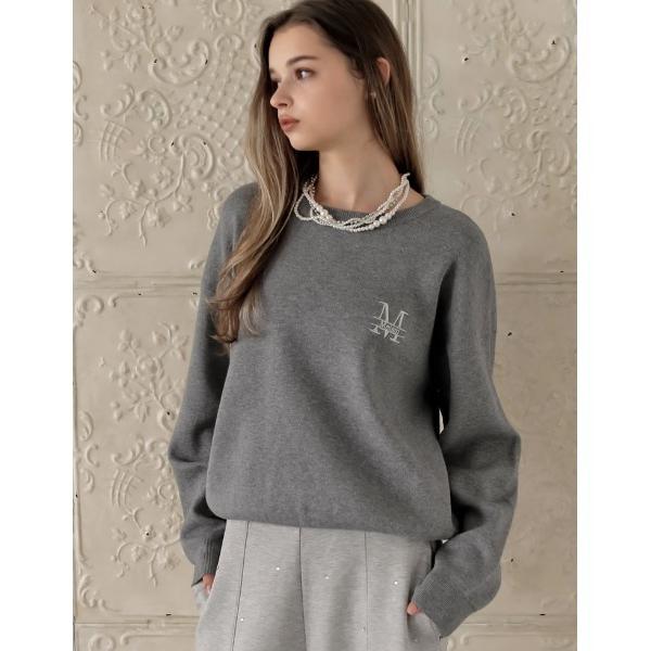 ZOZO問い合わせ番号:99113393ショップ:Re:EDIT，リエディブランド:MEISM，ミズム，Re:EDIT，リエディ商品名:[MEISM by Re:EDIT][2025AW PRE ORDER]ワンポイント刺繍ロゴエンブレムニ...