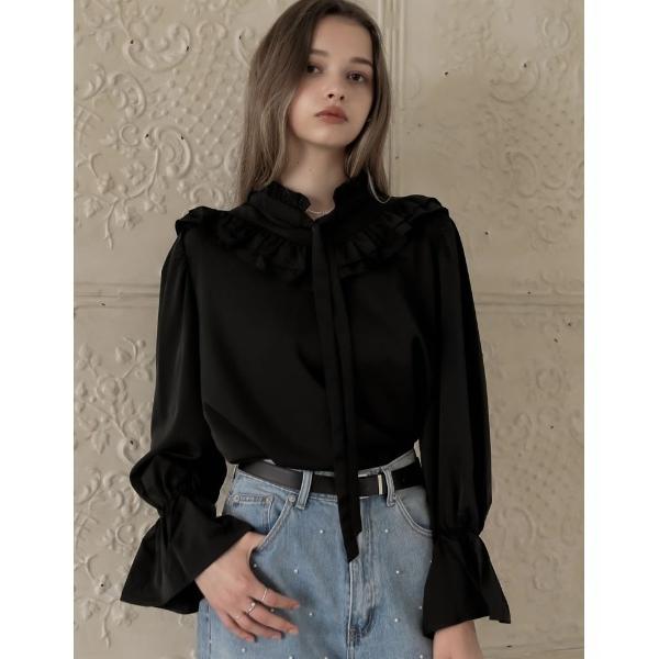 ZOZO問い合わせ番号:99113411ショップ:Re:EDIT，リエディブランド:MEISM，ミズム，Re:EDIT，リエディ商品名:[MEISM by Re:EDIT][2025AW PRE ORDER]フレアスリーブフリルカッティング...