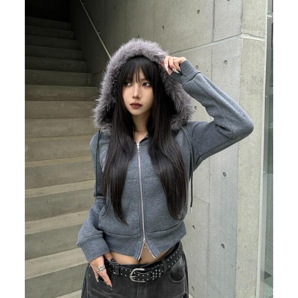 ZOZO問い合わせ番号:99114681ショップ:Sense Market，センスマーケットブランド:KsG，ケーエスジー商品名:Hoodie Fur Double Zip Parkerカテゴリ:トップス>パーカーブランド品番:KSG...