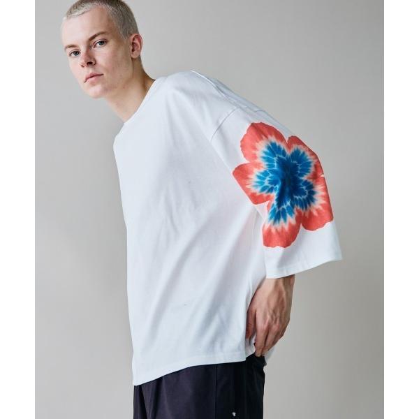 ZOZO問い合わせ番号:99131023ショップ:rehacer，レアセルブランド:rehacer，レアセル商品名:rehacer : Bloom Dye Sleeve CS / ブルームダイ スリーブカットソーカテゴリ:トップス>T...
