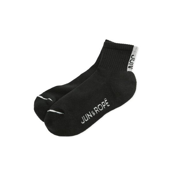 ※このアイテムは返品・交換対象外商品です。ZOZO問い合わせ番号:99145555ショップ:ROPE'，ロぺブランド:JUN&amp;ROPE'，ジュンアンドロペ商品名:バックロゴミドルソックスカテゴリ:レッグウェア>ソックス/靴下ブ...