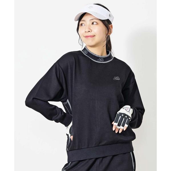 『タイムセール実施中』ZOZO問い合わせ番号:99146024ショップ:TopIsm，トップイズムブランド:TopIsm，トップイズム商品名:ゴルフウェア モックネックトレーナー スウェットジャージ リブロゴライン切替 レディースカテゴリ:...