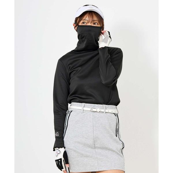 『タイムセール実施中』ZOZO問い合わせ番号:99146106ショップ:TopIsm，トップイズムブランド:TopIsm，トップイズム商品名:ゴルフウェア マスク一体型タートルネックシャツ ハイネック 長袖 トップス レディースカテゴリ:ア...