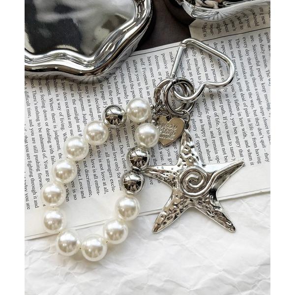 『セール実施中』ZOZO問い合わせ番号:99146271ショップ:RiNc，リンクブランド:NOLITA LABORATORY，ノリータラボラトリー商品名:【 NOLITA / ノリータ 】 3Way パール＆シルバーヒトデ バッグチャーム...