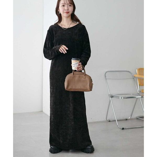 『タイムセール実施中』ZOZO問い合わせ番号:99146449ショップ:DISCOAT，ディスコートブランド:DISCOAT，ディスコート商品名:【低身長サイズあり/高見え】杢ベロアワンピースカテゴリ:ワンピース/ドレス>ワンピースブ...