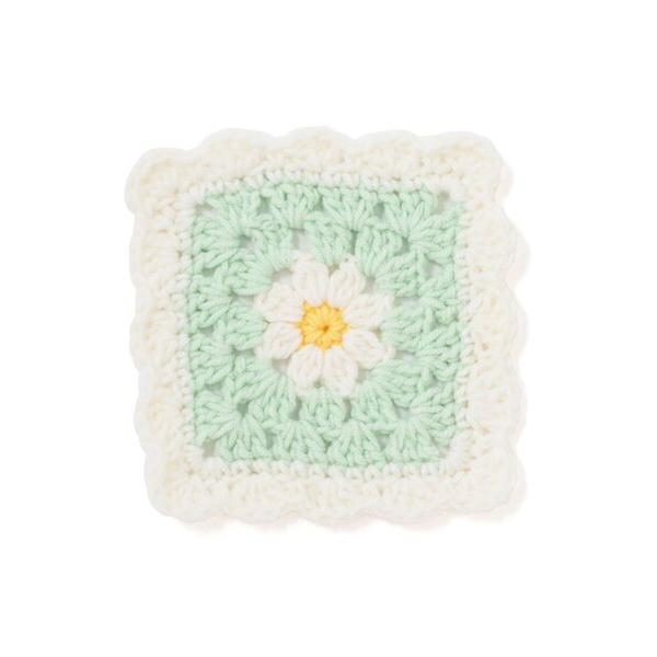 ZOZO問い合わせ番号:99176868ショップ:Francfranc，フランフランブランド:Francfranc，フランフラン商品名:クロシェ フラワーコースター グリーンカテゴリ:食器/キッチン>ランチョンマット/テーブルウェアブ...