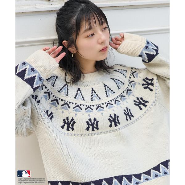 『セール実施中』ZOZO問い合わせ番号:99177157ショップ:FREAK'S STORE，フリークスストアブランド:FREAK'S STORE，フリークスストア，MLB，メジャーリーグベースボール商品名:MLB ノルディックニットカテゴ...