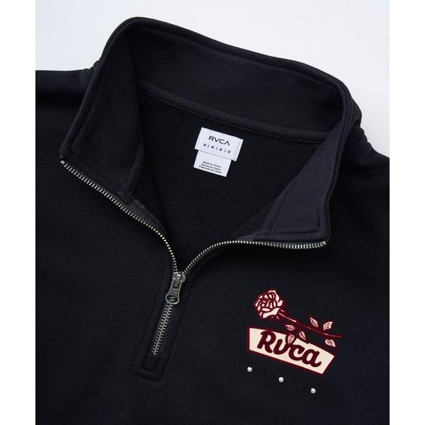 『セール実施中』ZOZO問い合わせ番号:99177391ショップ:BOARDRIDERS，ボードライダーズブランド:RVCA，ルーカ商品名:RVCA レディース COSTA CROPPED HALFZIP スウェットジャケット 【2025年...
