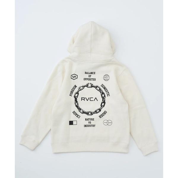 『タイムセール実施中』ZOZO問い合わせ番号:99177417ショップ:BOARDRIDERS，ボードライダーズブランド:RVCA，ルーカ商品名:RVCA キッズ METAL URGY HD パーカー 「2025年秋冬モデル」 @autum...