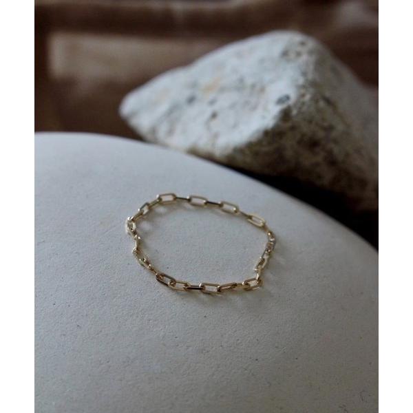 ZOZO問い合わせ番号:99178057ショップ:Soierie，ソワリーブランド:norme，ノーム，Soierie，ソワリー商品名:【K10YG】ノーム チェーン リング（ボールド/1P） / norme chain ring (bol...