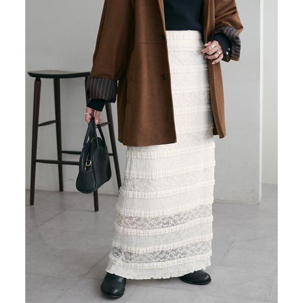 『タイムセール実施中』ZOZO問い合わせ番号:99178217ショップ:DISCOAT，ディスコートブランド:DISCOAT，ディスコート商品名:【コーデ格上げ】レース切替ナロースカートカテゴリ:スカート>スカートブランド品番:DCZ...