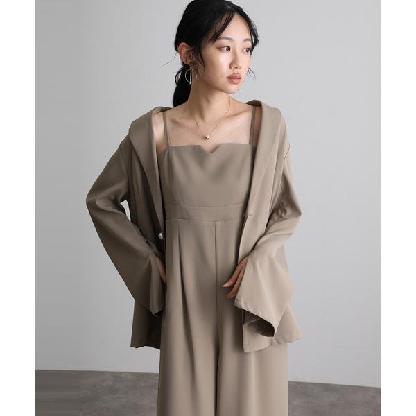 ZOZO問い合わせ番号:99178222ショップ:PourVous，プールヴーブランド:atlo，アトロ，ANDRESD，アンドレスド商品名:オールインワンパーティードレス結婚式二次会＆ワイドパンツジャケットアンドオールインワンセットアップ...