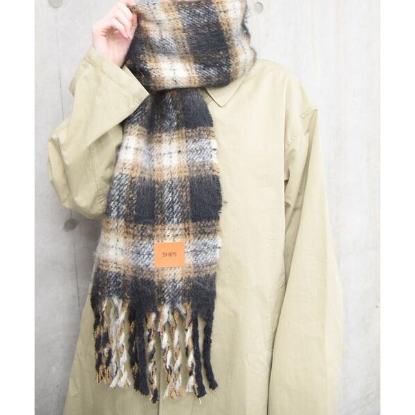 『タイムセール実施中』ZOZO問い合わせ番号:99178225ショップ:SHIPS，シップスブランド:SHIPS，シップス商品名:【WEB限定】SHIPS: オンブレチェック ボリューム マフラーカテゴリ:ファッション雑貨>マフラーブ...