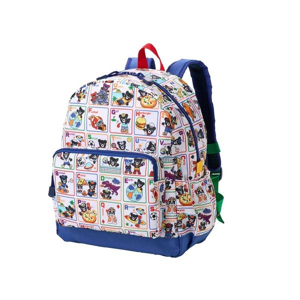 ZOZO問い合わせ番号:99179264ショップ:MIKI HOUSE，ミキハウスブランド:DOUBLE_B，ダブルビー商品名:アルファベット総柄リュック(Mサイズ)カテゴリ:バッグ>バックパック/リュックブランド品番:61-8201...