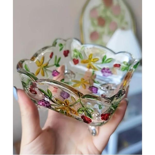 ZOZO問い合わせ番号:99179381ショップ:Port，ポートブランド:Port，ポート商品名:【 Port / ポート 】 フラワー ガラス トレイ #カテゴリ:インテリア>インテリア雑貨ブランド品番:ZA-25I24-006-...