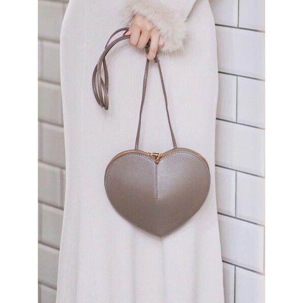 ZOZO問い合わせ番号:99179961ショップ:MERCURYDUO，マーキュリーデュオブランド:MERCURYDUO，マーキュリーデュオ商品名:【MILLELA FIRENZE】ハート型バッグカテゴリ:バッグ>ショルダーバッグブラ...