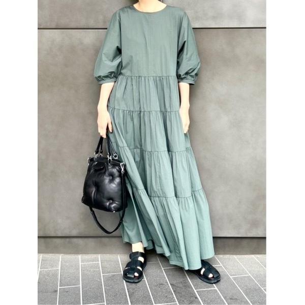 『セール実施中』参考価格：18，899円発売時期：2023年08月コンディション：C（やや使用感あり）使用感があり、やや気になる傷や汚れがあるアイテム後身頃：汚れ参考商品名：DOLMAN TIERED ONEPIECE参考品番：5623-3...