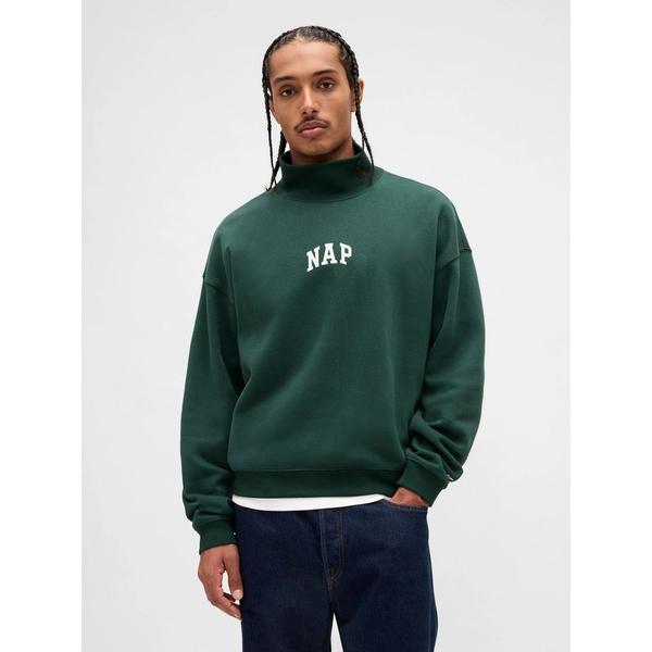 『タイムセール実施中』ZOZO問い合わせ番号:99212696ショップ:GAP，ギャップブランド:GAP，ギャップ商品名:ヴィンテージソフト NAPロゴ モックネック スウェットシャツカテゴリ:トップス>スウェットブランド品番:848...