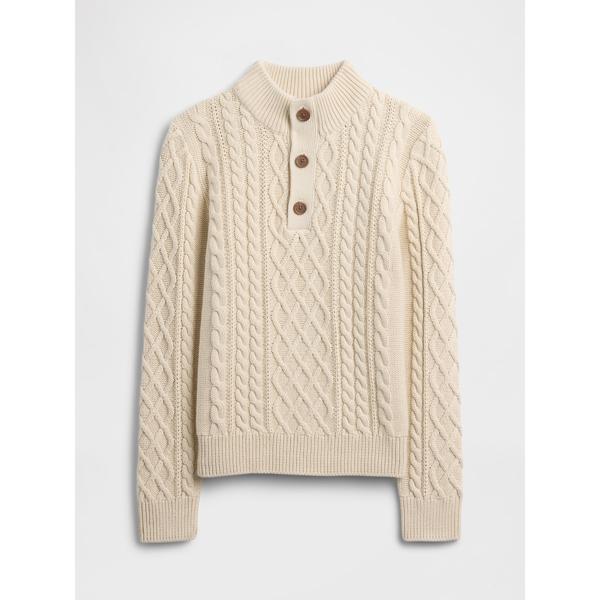 『タイムセール実施中』ZOZO問い合わせ番号:99212791ショップ:GAP，ギャップブランド:GAP，ギャップ商品名:ケーブルニット モックネックセーター (キッズ)カテゴリ:トップス>ニット/セーターブランド品番:796761素...