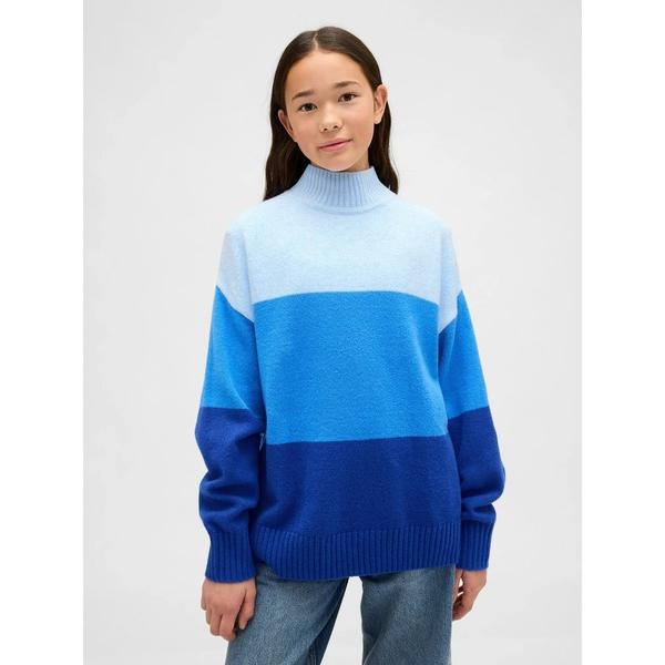 『タイムセール実施中』ZOZO問い合わせ番号:99212892ショップ:GAP，ギャップブランド:GAP，ギャップ商品名:CashSoft カシミヤタッチ ストライプ チュニックセーター (キッズ)カテゴリ:トップス>ニット/セーター...