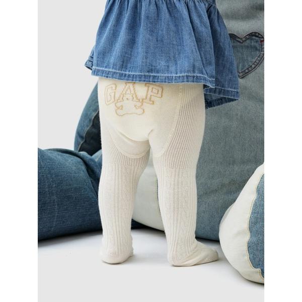 『タイムセール実施中』※このアイテムは返品・交換対象外商品です。ZOZO問い合わせ番号:99212900ショップ:GAP，ギャップブランド:GAP，ギャップ商品名:GAPロゴ ケーブルニットタイツ (ベビー＆幼児)カテゴリ:レッグウェア&g...