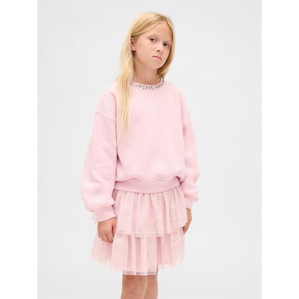 『セール実施中』ZOZO問い合わせ番号:99212952ショップ:GAP，ギャップブランド:GAP，ギャップ商品名:デコレーション ドルマン スウェットシャツ (キッズ)カテゴリ:トップス>スウェットブランド品番:847146素材:コ...